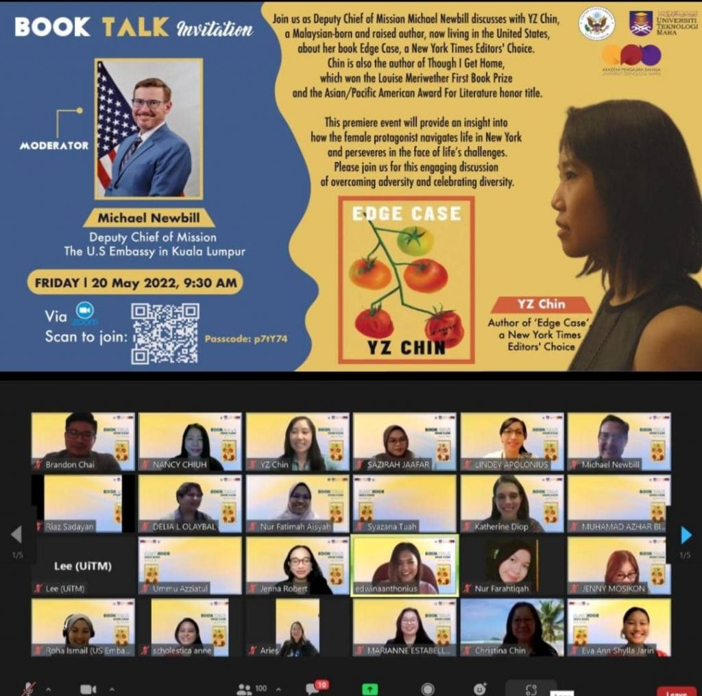 APB UiTM Sabah’s Book Talk Programme: Edge Case By Yz Chin – UiTM NewsHub