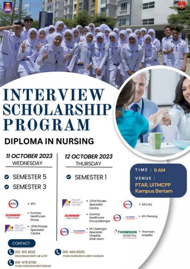 𝐏𝐑𝐎𝐆𝐑𝐀𝐌 𝐓𝐄𝐌𝐔𝐃𝐔𝐆𝐀 PEMBIAYAAN BIASISWA PROGRAM DIPLOMA KEJURURAWATAN ...