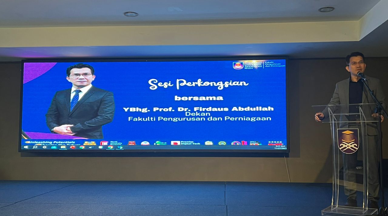Sesi Perkongsian Ilmu Bersama YBhg. Prof Dr Firdaus Abdullah, Dekan FBM ...