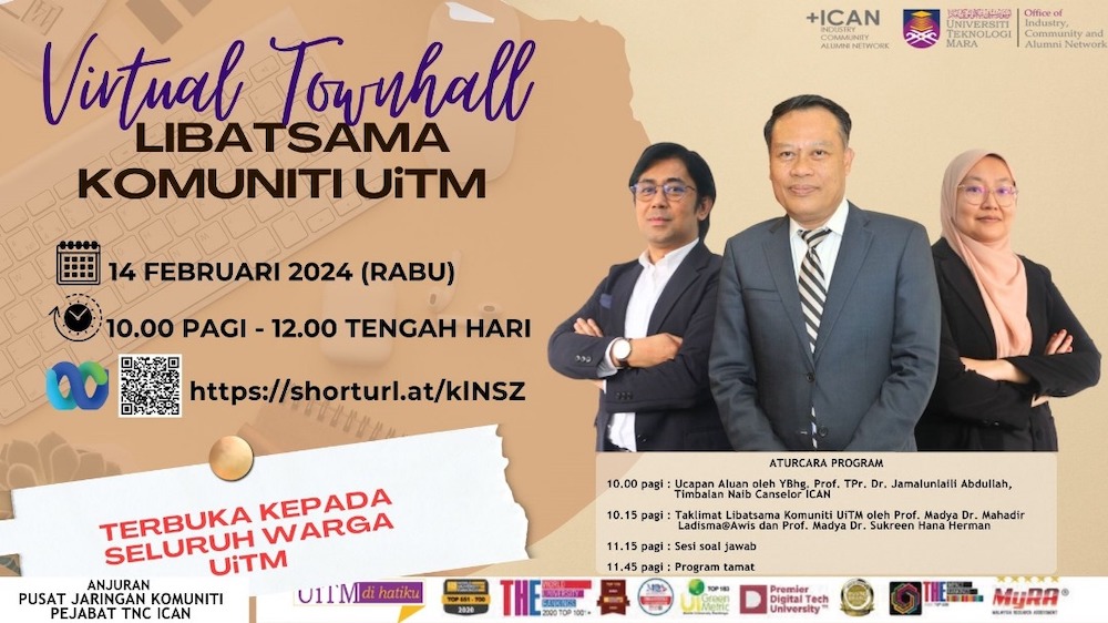 Virtual Town Hall: Manual Libatsama Komuniti UiTM – UiTM NewsHub