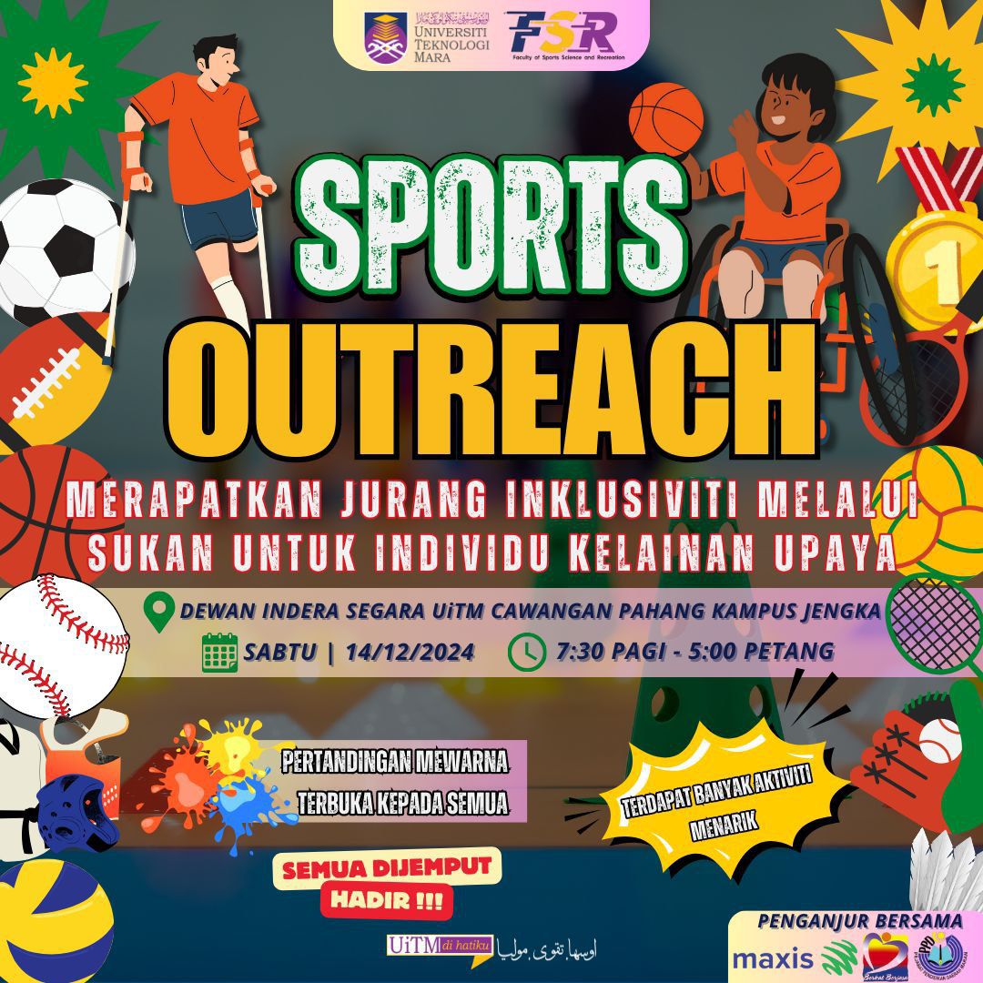 UiTM Cawangan Pahang Rapatkan Jurang Inklusiviti OKU Melalui Sukan ...