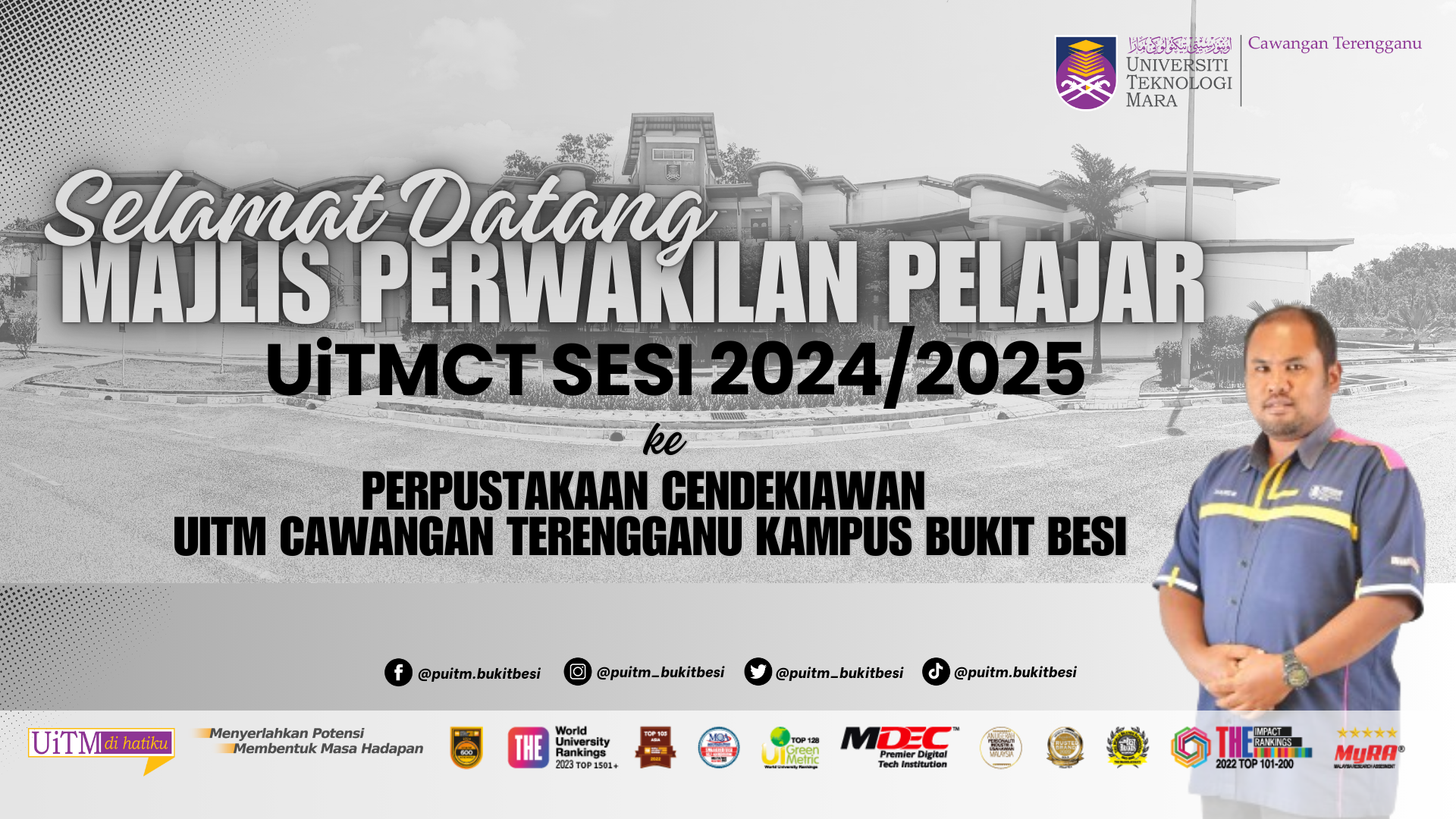 Kunjungan Hormat Majlis Perwakilan Pelajar UiTM Terengganu Sesi 2024/2025 ke Perpustakaan ...
