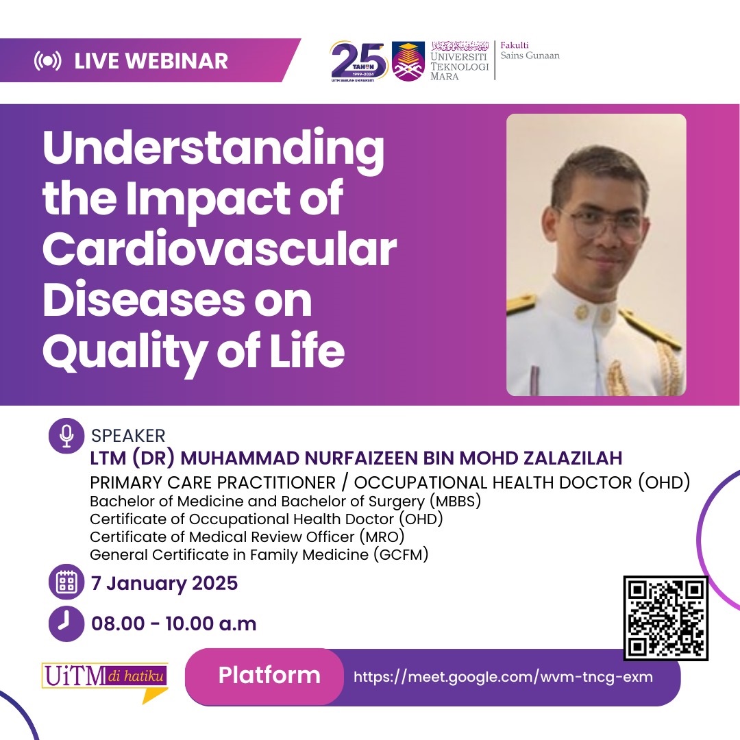 Webinar Live: Memahami Impak Penyakit Kardiovaskular Terhadap Kualiti ...
