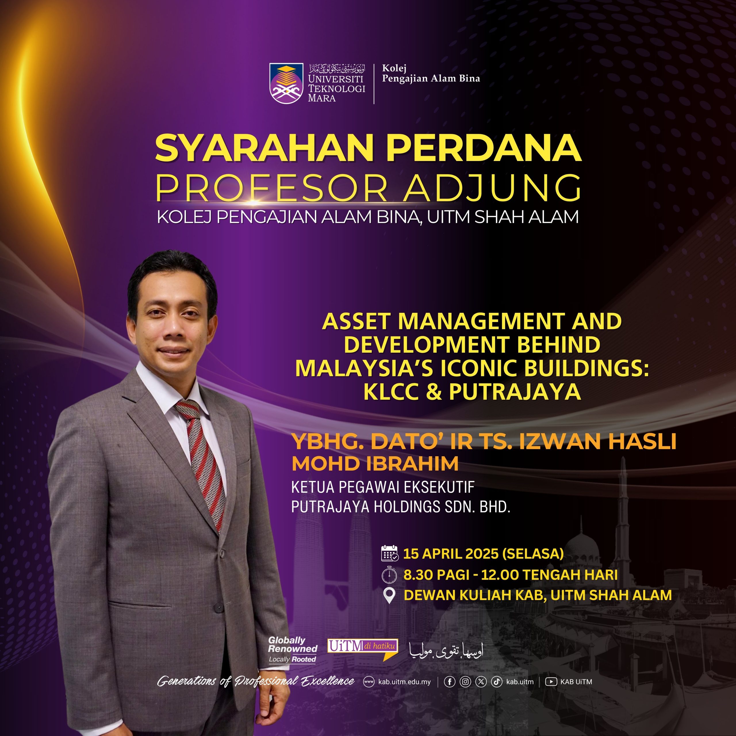 Adjunct Professor Talk: Insights into Asset Management & Development of ...